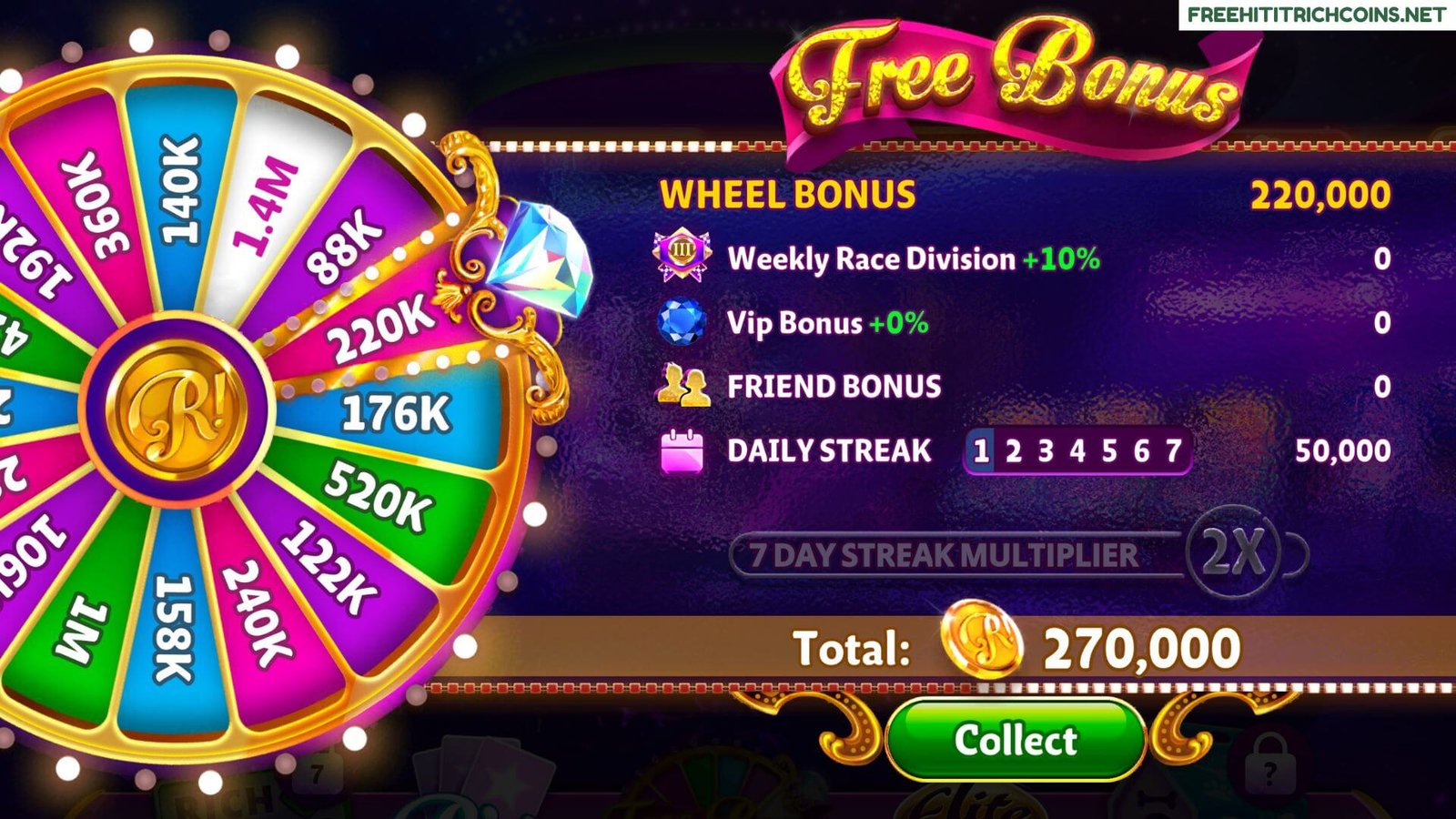 Hit It Rich Bonus Collector